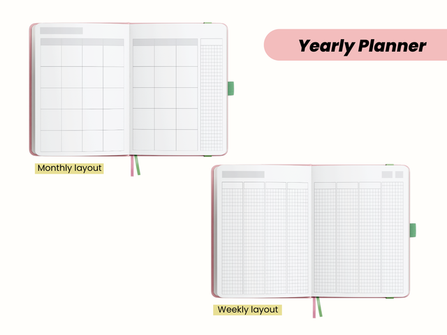 Mixed Characters - A5 wide yearly planner – Hubman and Chubgirl
