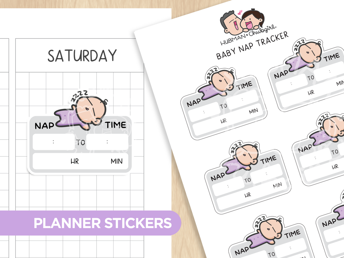 Baby Nap Tracker Planner Stickers – Hubman and Chubgirl