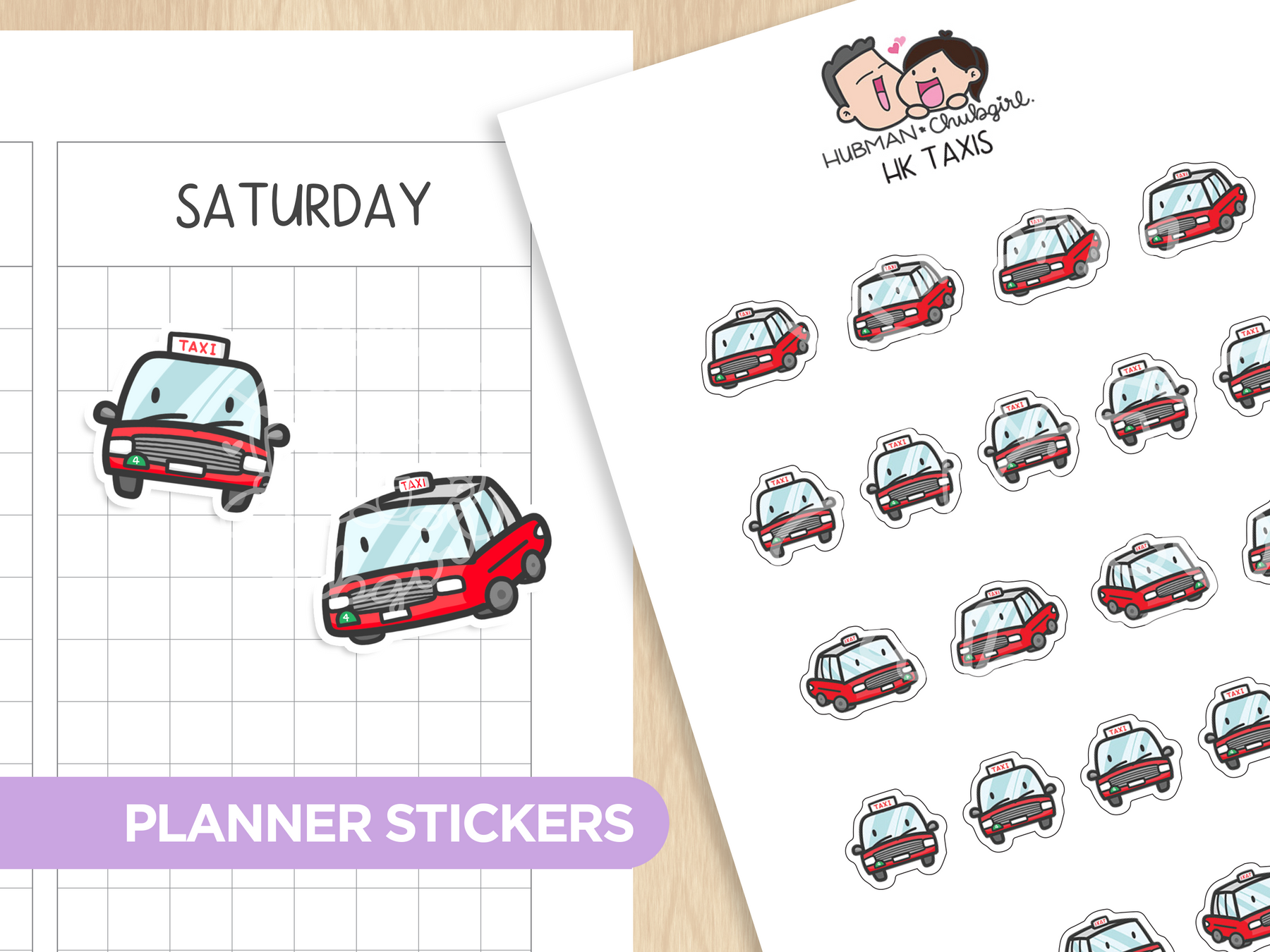Decorative Planner Stickers – Hubman and Chubgirl