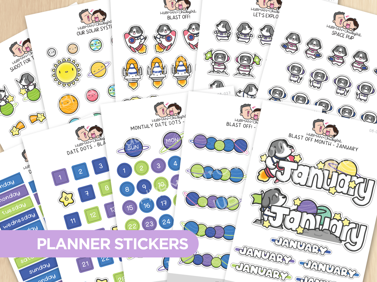 Monthly Journaling Packs – Hubman and Chubgirl