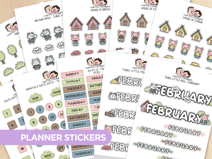 Monthly Journaling Packs – Hubman and Chubgirl