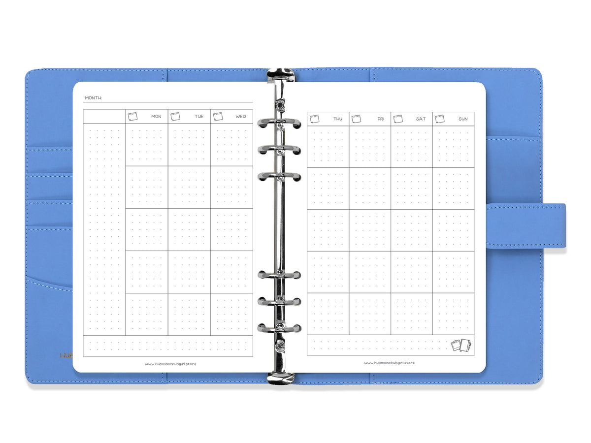Planner Inserts - Monthly – Hubman and Chubgirl