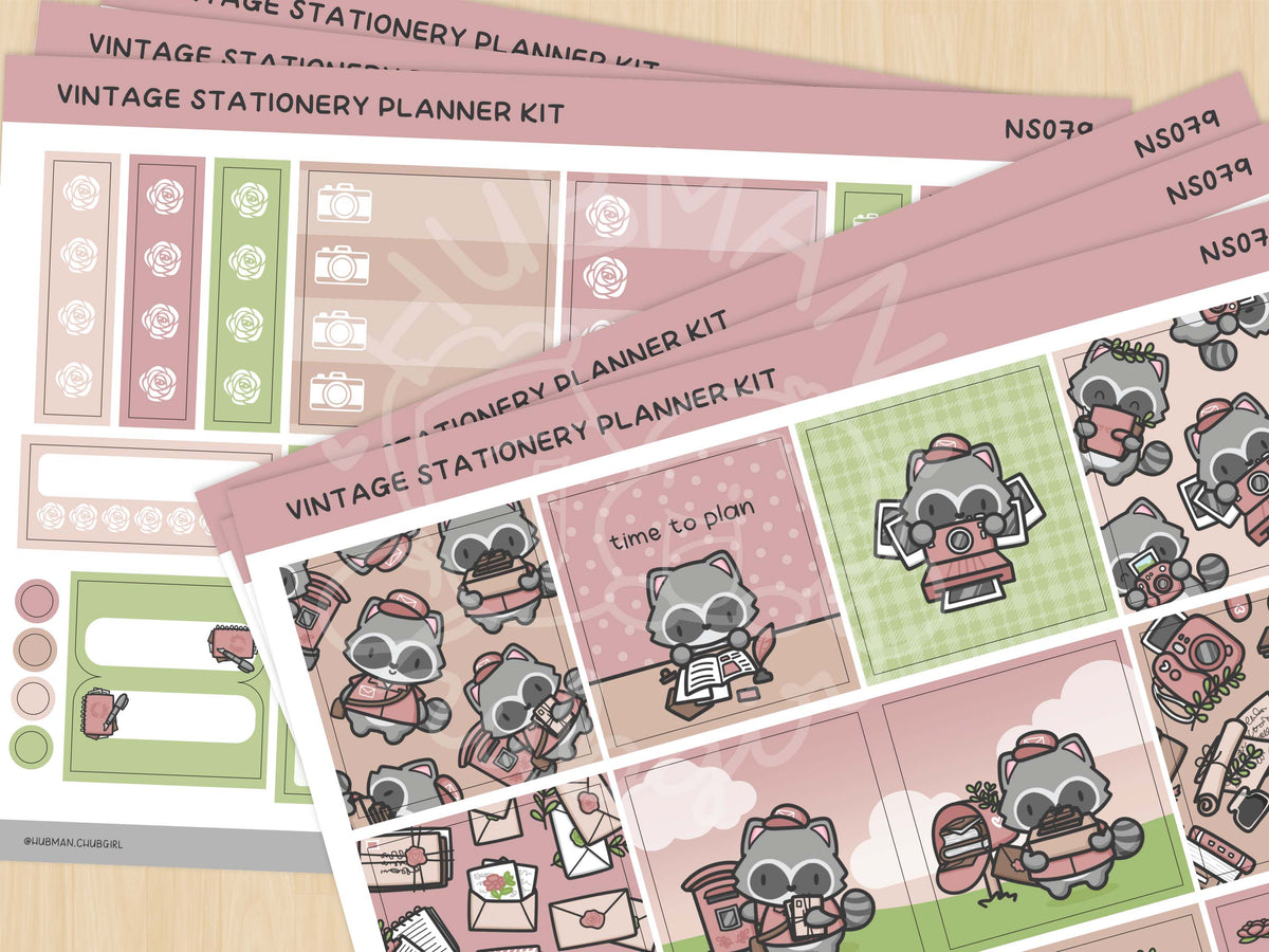 Vintage Stationery Planner Kit (Set of 6) – Hubman and Chubgirl