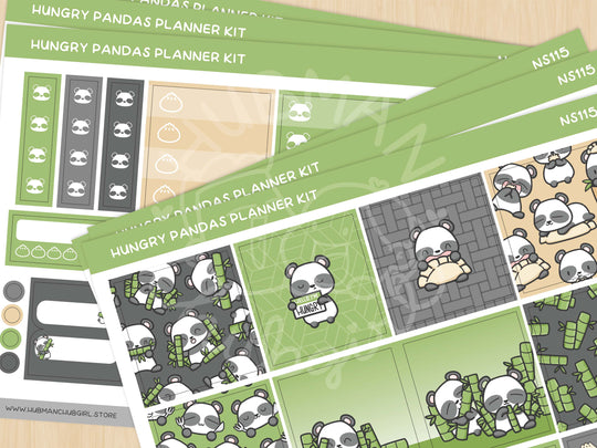 Hungry Pandas Collection – Hubman and Chubgirl