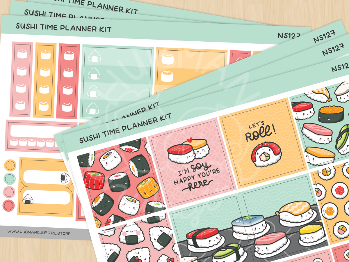 Sushi Time Planner Kit (Set of 6) – Hubman and Chubgirl