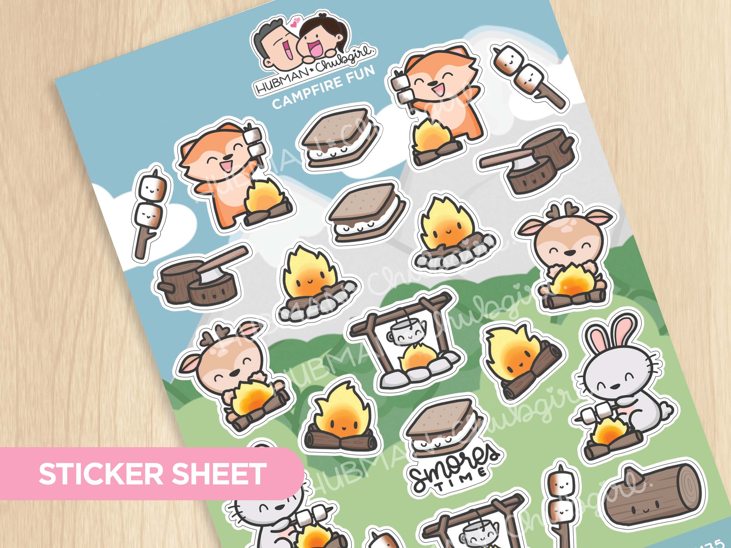 Sticker Sheets Hubman And Chubgirl