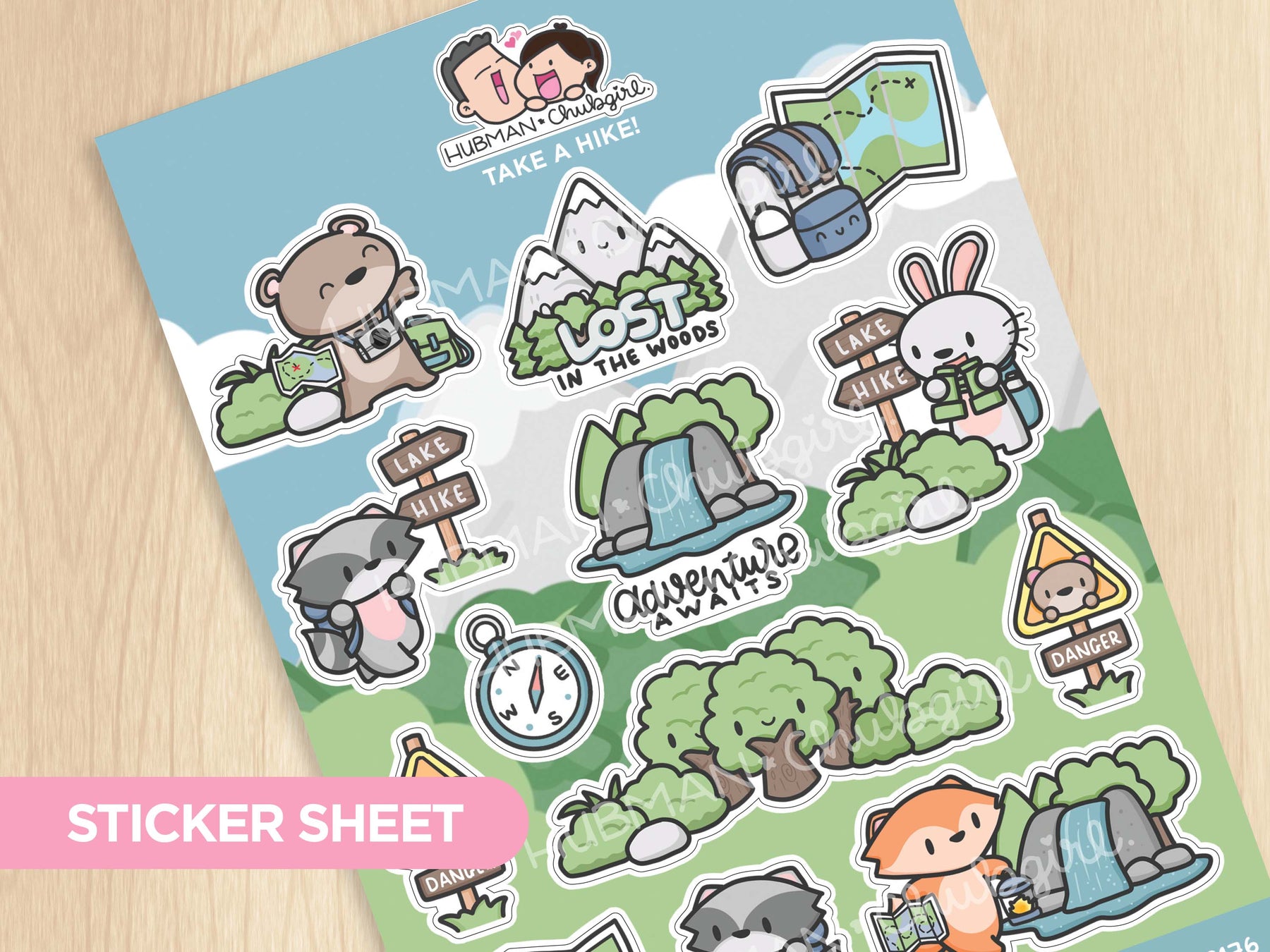 Sticker Sheets – Hubman and Chubgirl