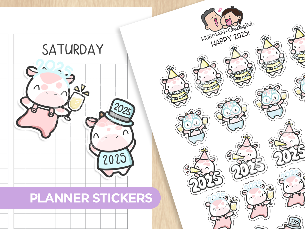 Decorative Planner Stickers – Hubman and Chubgirl