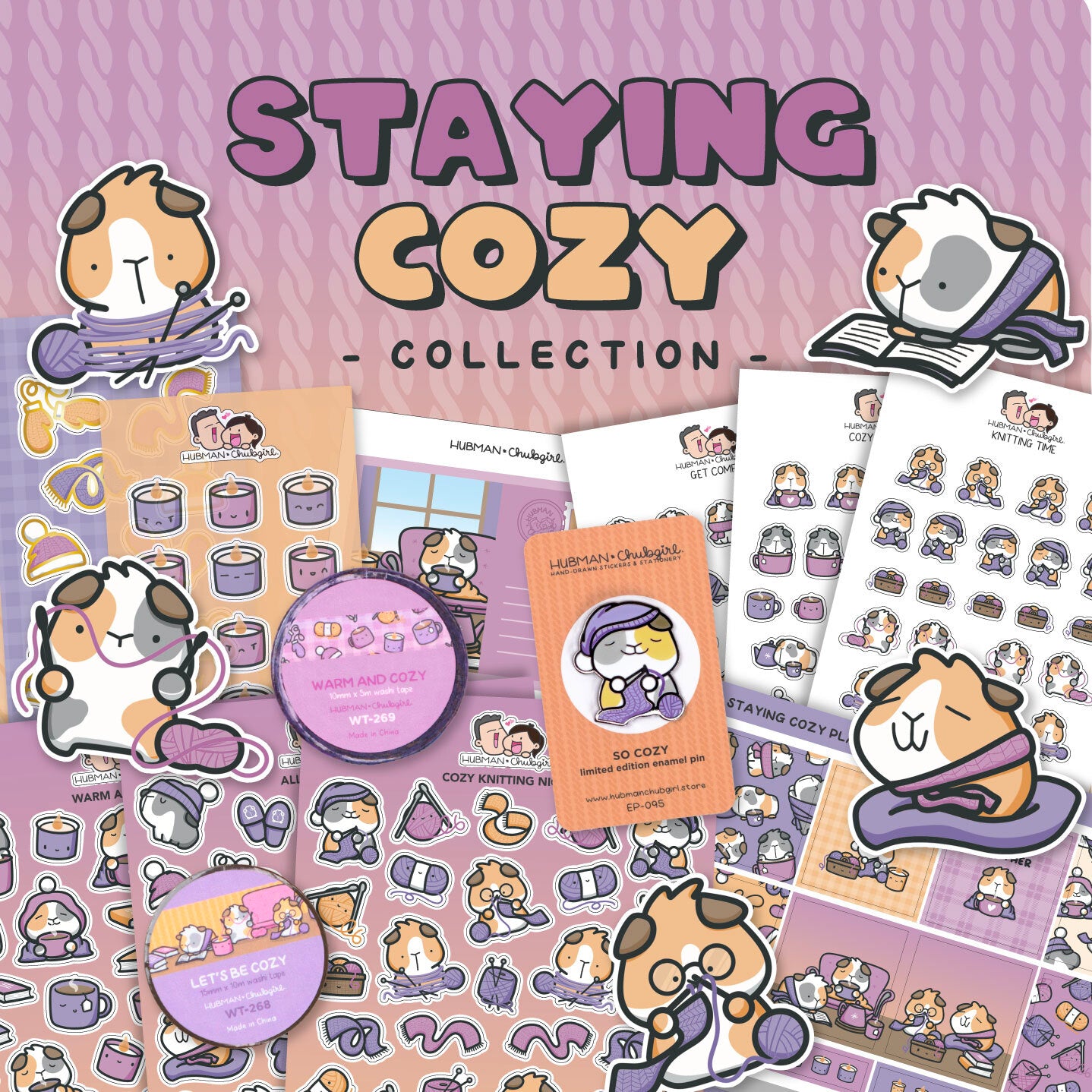Let's Get Cozy Planner Stickers – Hubman and Chubgirl