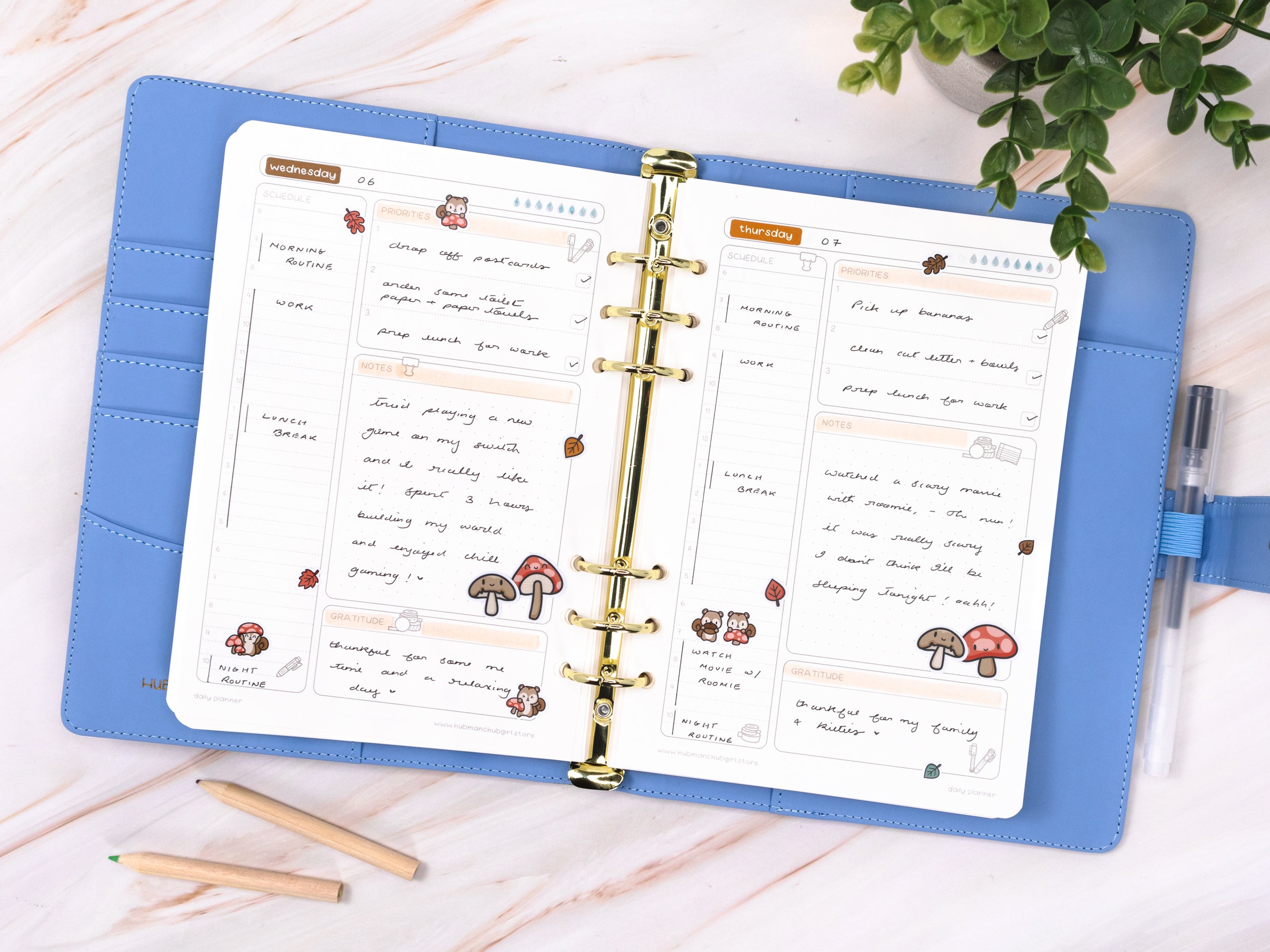 Planner Inserts - Daily – Hubman and Chubgirl