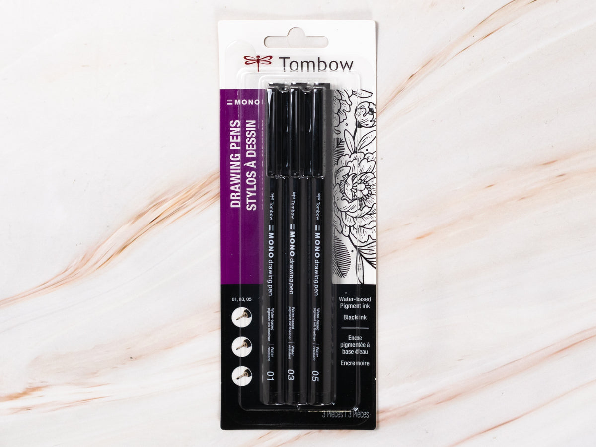 Tombow Mono Drawing Pens (Set of 3) – Hubman and Chubgirl