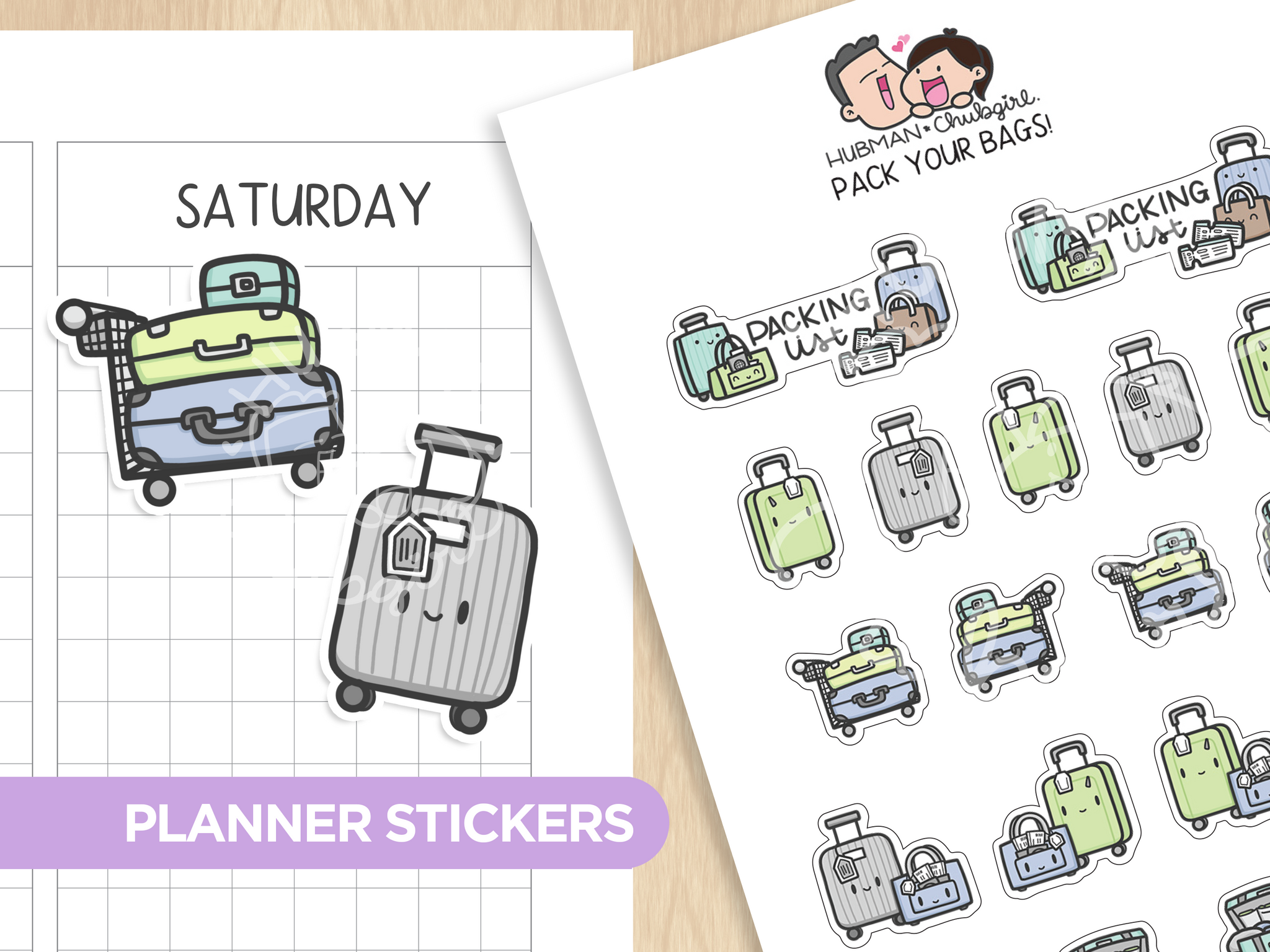 (Pre-order) Let's Travel Box Set – Hubman and Chubgirl