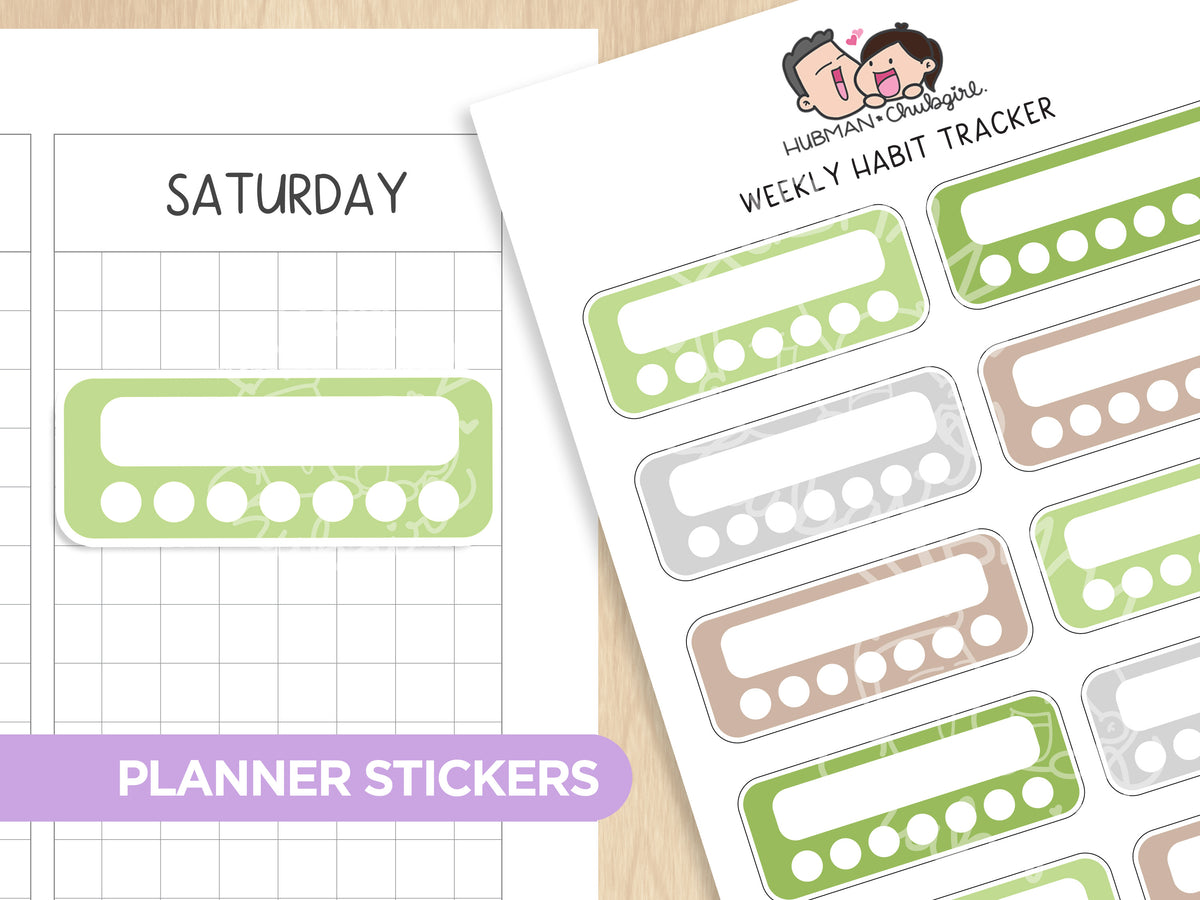 Weekly Habit Tracker - Koala-Ty Time Theme Palette – Hubman and Chubgirl