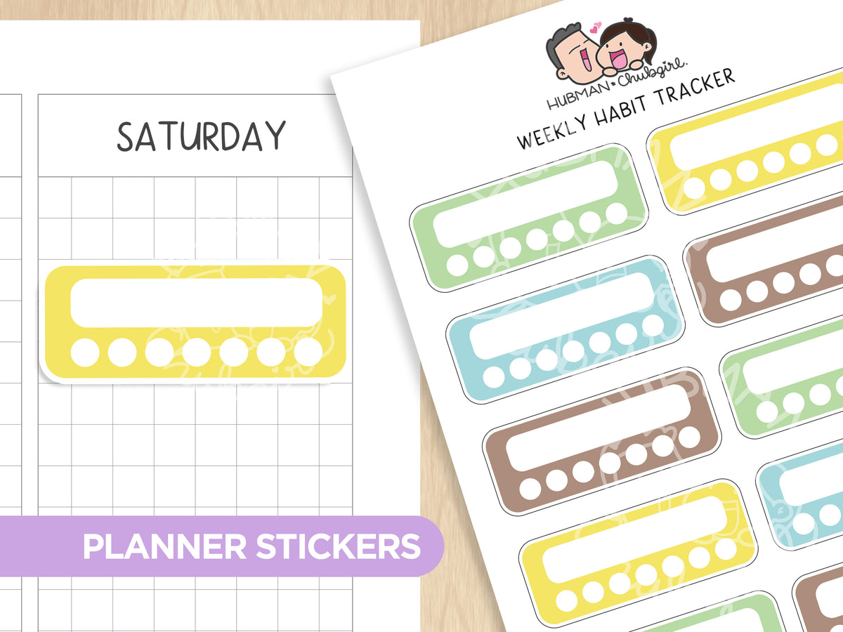 Weekly Habit Tracker - Sunflower Critters Theme Palette – Hubman and ...