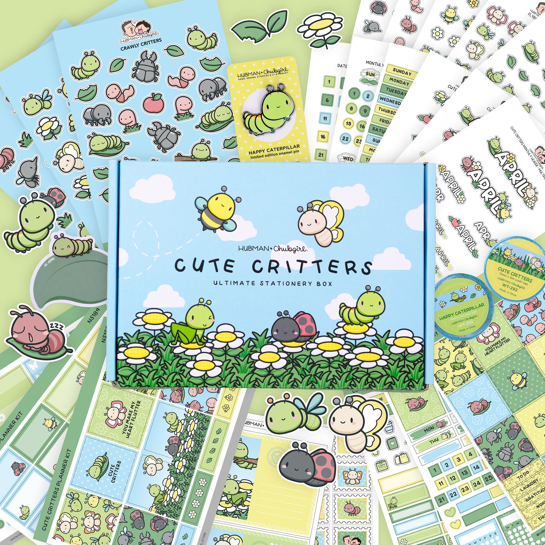 Honey Bears Planner Stickers – Hubman and Chubgirl