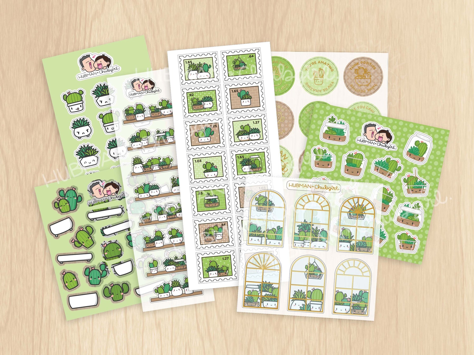 Variety Sticker Packs – Hubman and Chubgirl