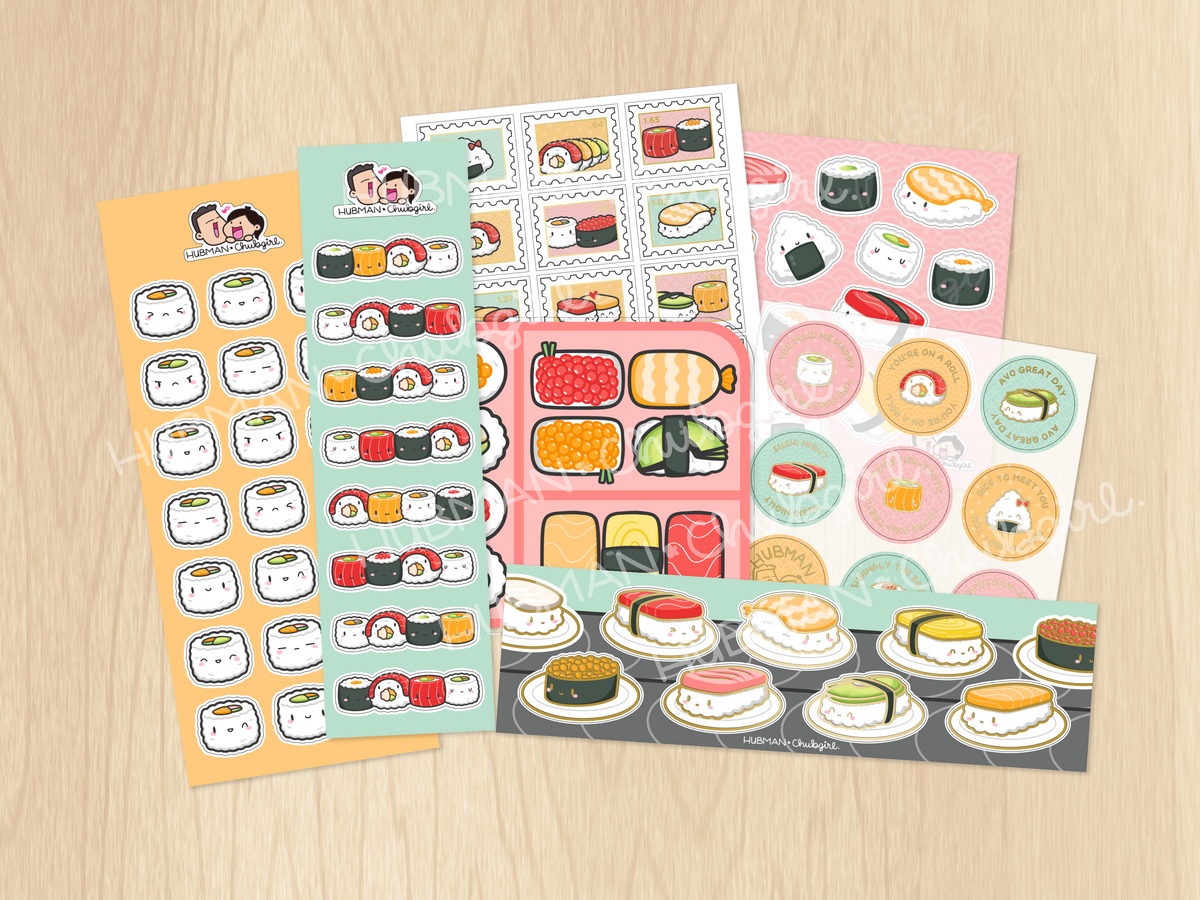 Variety Sticker Packs – Hubman and Chubgirl