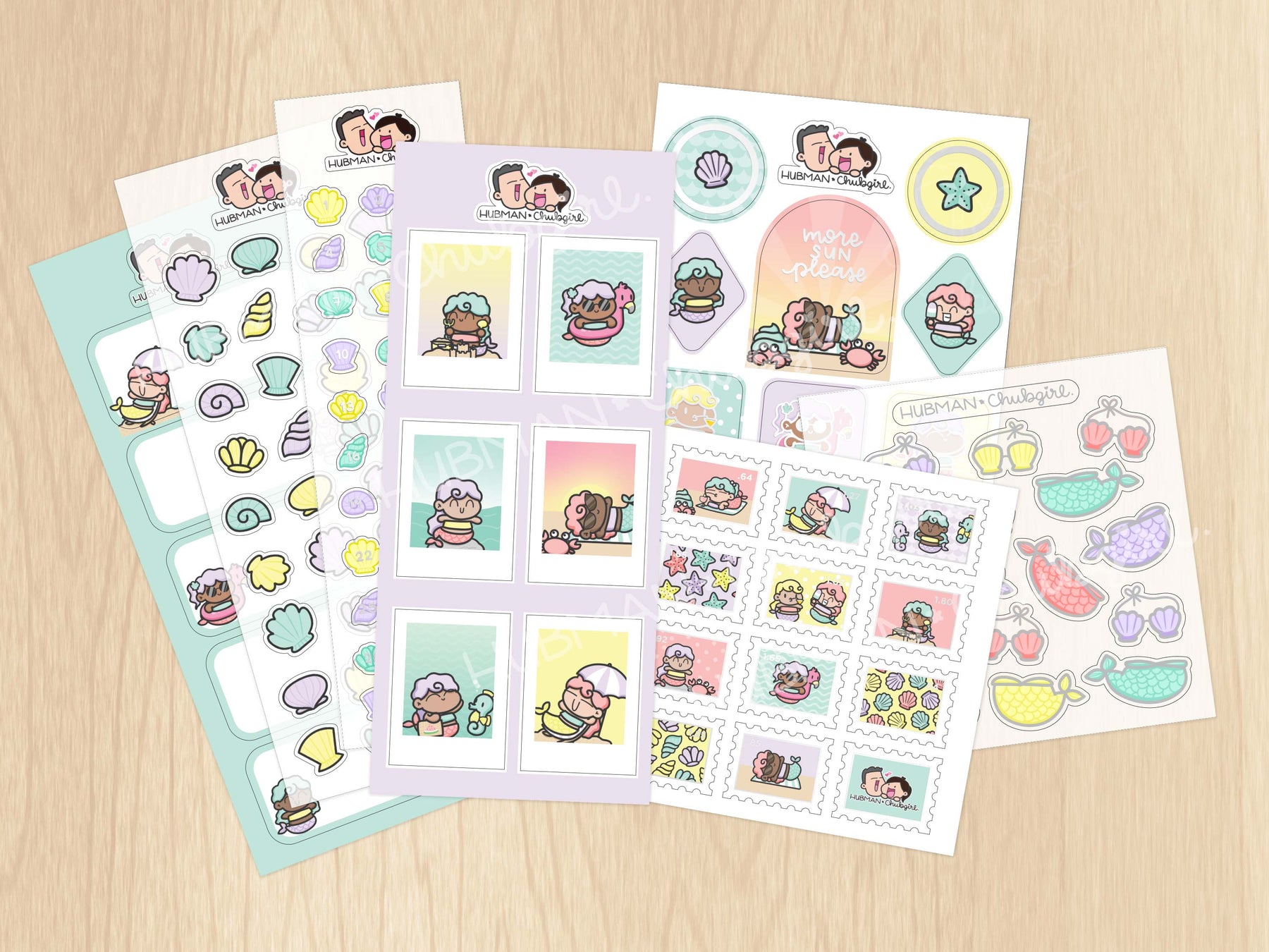 Variety Sticker Packs – Hubman and Chubgirl