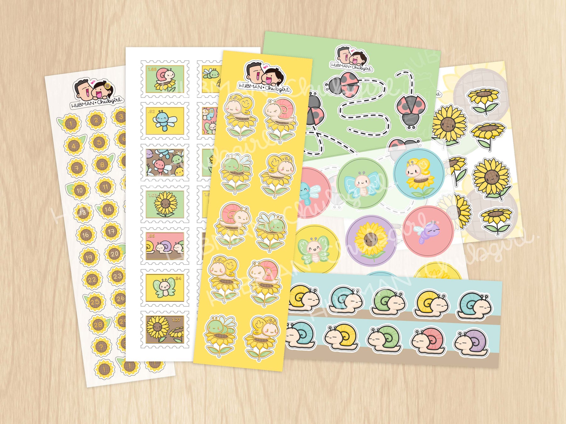 Variety Sticker Packs – Hubman and Chubgirl