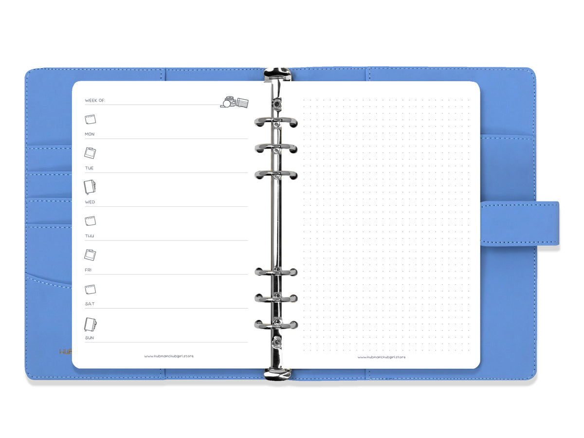 Planner Inserts - Weekly Horizontal – Hubman and Chubgirl