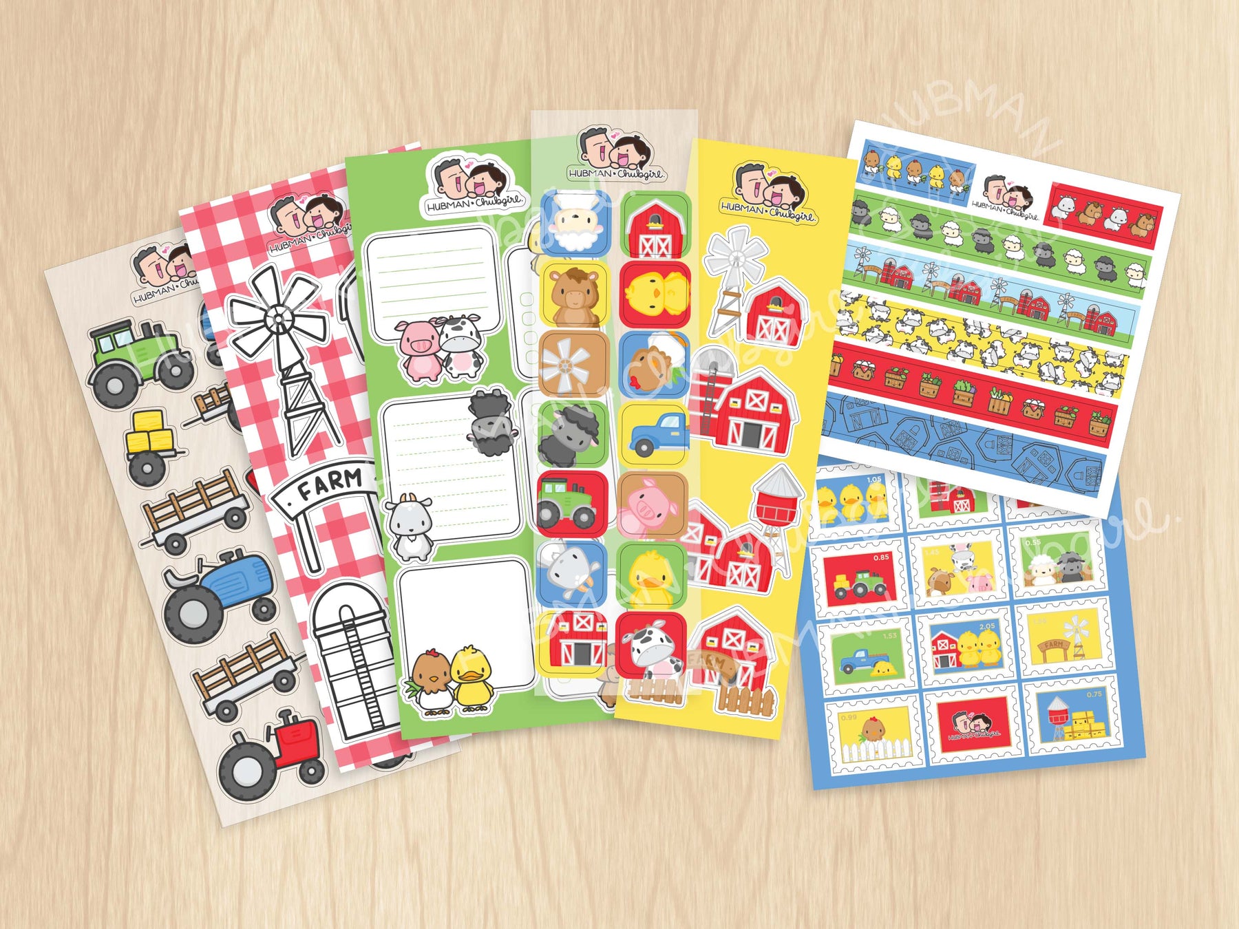 Variety Sticker Packs – Hubman and Chubgirl
