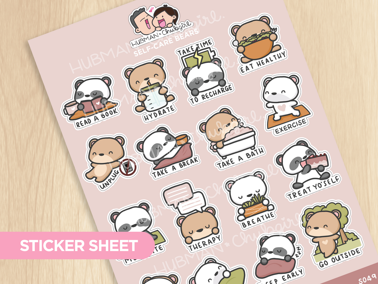 Self-Care Bears Collection – Hubman and Chubgirl