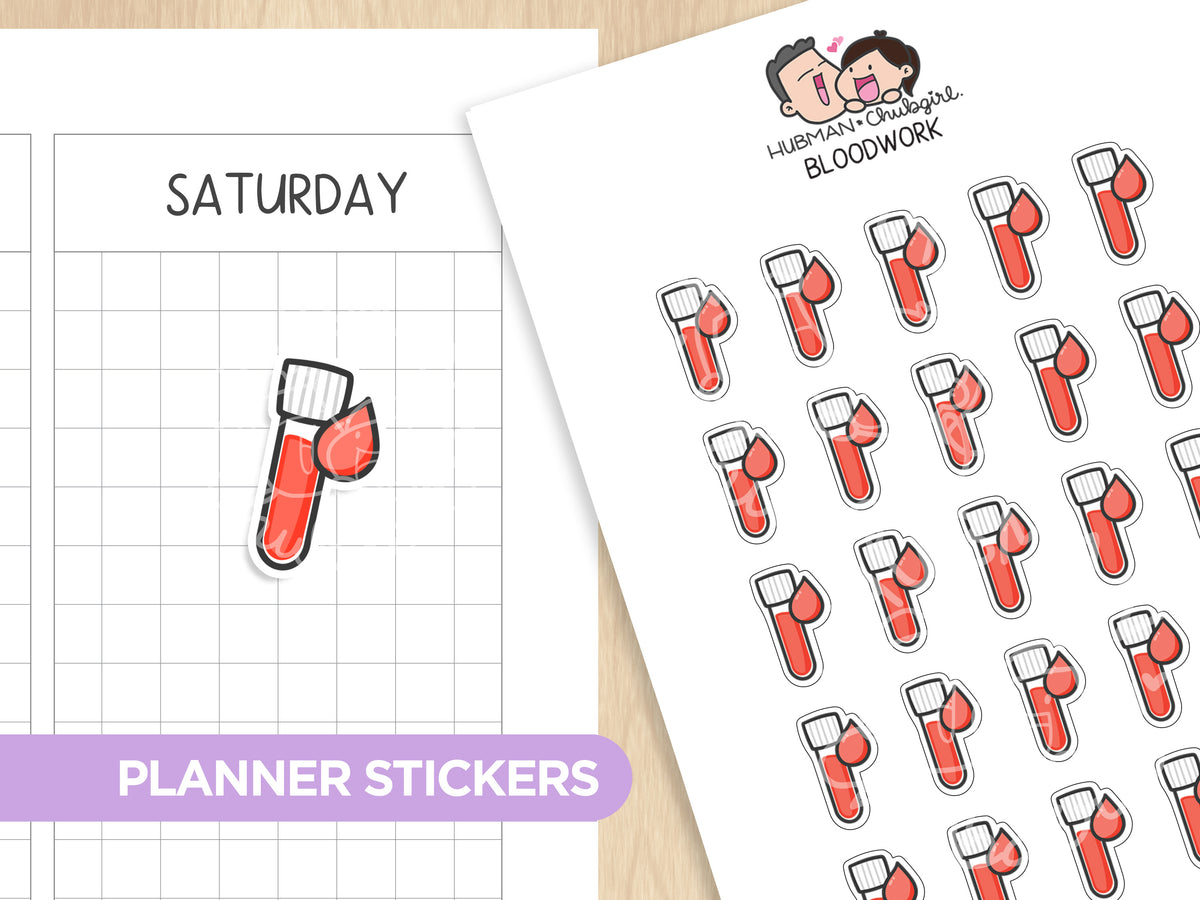 Functional Planner Stickers – Hubman and Chubgirl