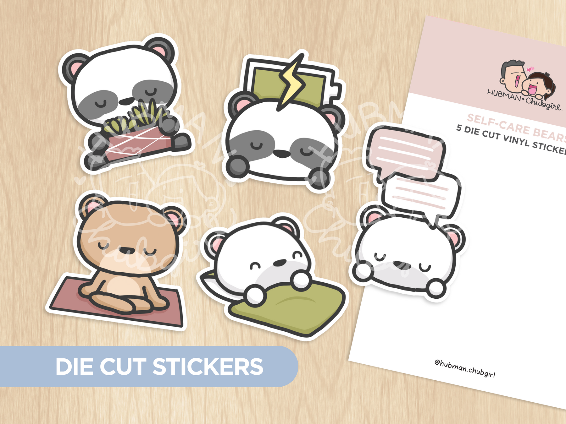 Self-Care Bears Collection – Hubman and Chubgirl