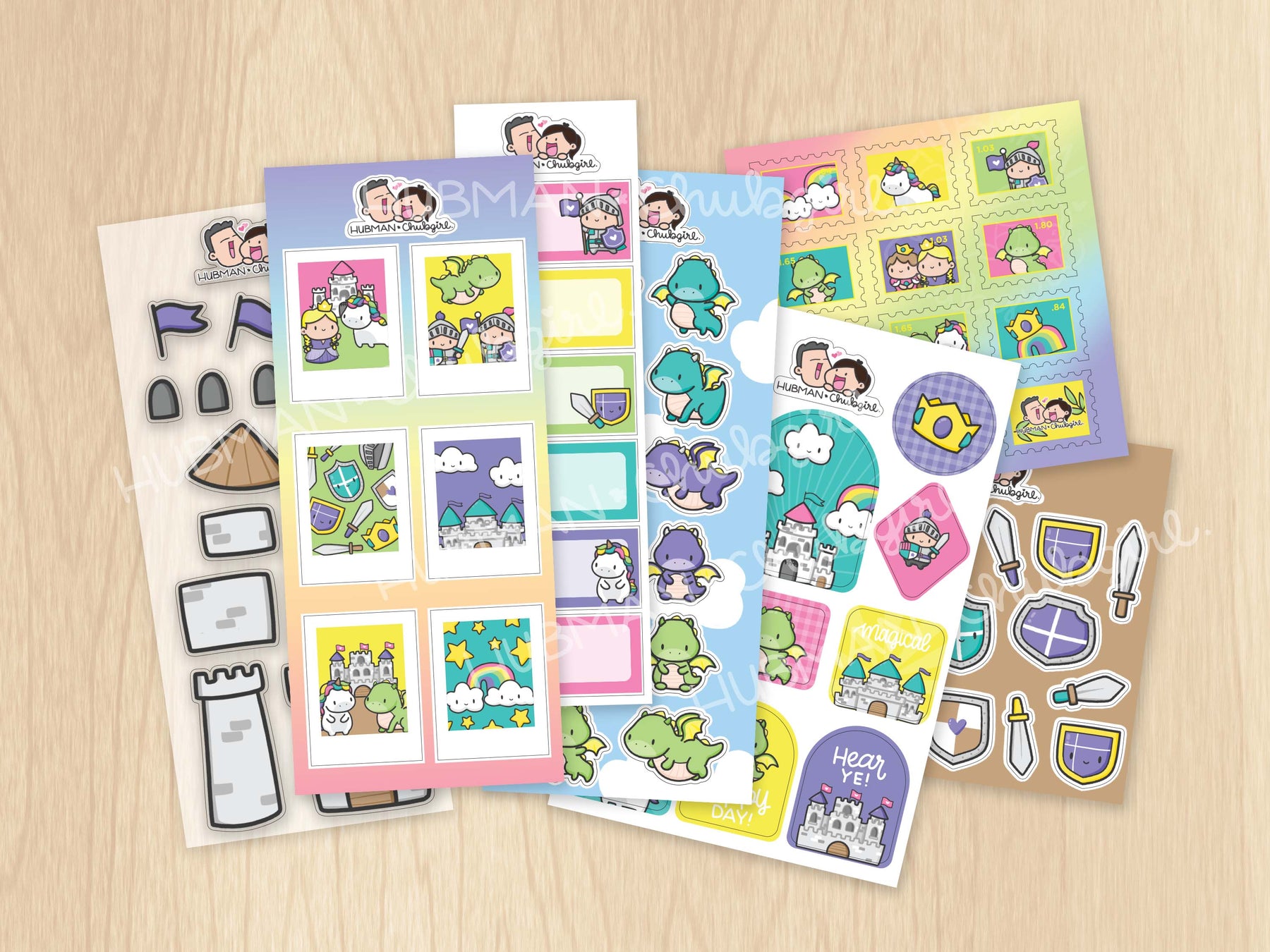 Variety Sticker Packs – Hubman and Chubgirl